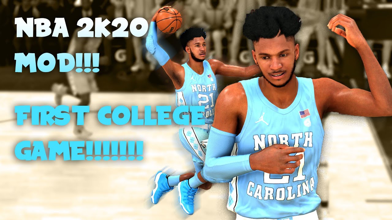 COLLEGE HOOPS 2K20 MOD - DUNKING ON EVERYONE IN FIRST COLLEGE GAME ...
