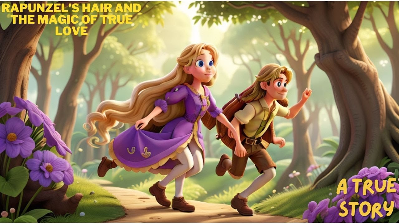 Rapunzel's Hair and the Magic of True Love | Animation Story in English ...