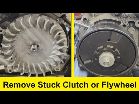 How To Remove a Stuck Flywheel or Clutch from a Small Engine - YouTube