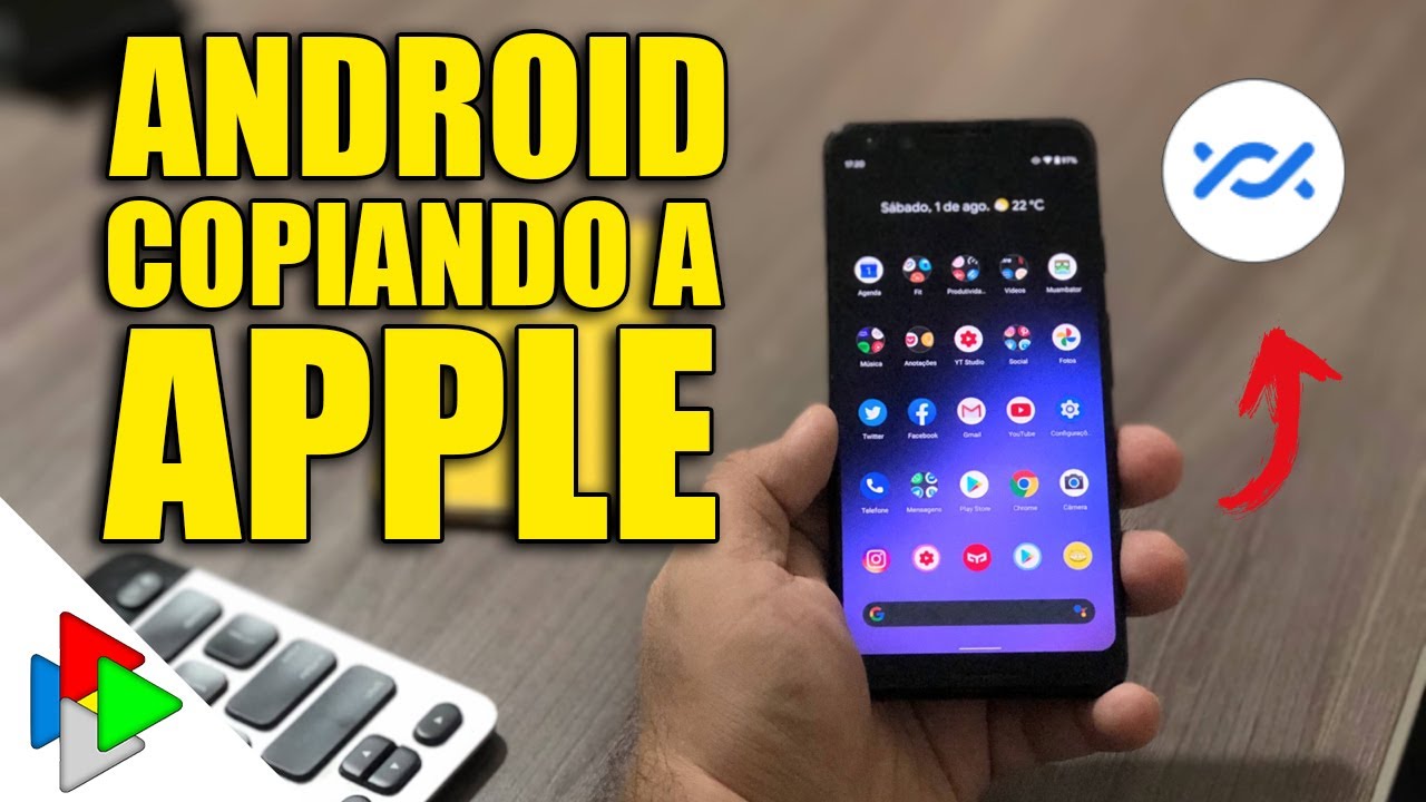 AGORA FOI O ANDROID COPIANDO A APPLE - YouTube