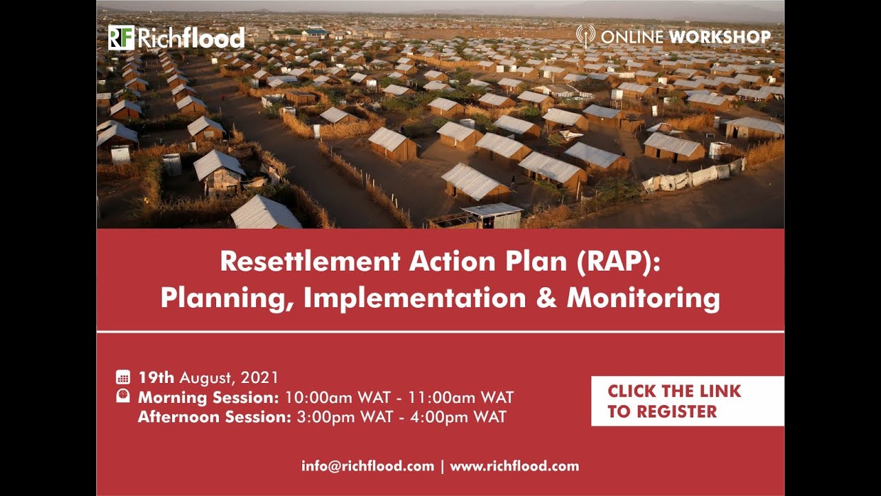 RESETTLEMENT ACTION PLAN (RAP): PLANNING, IMPLEMENTATION AND MONITORING ...