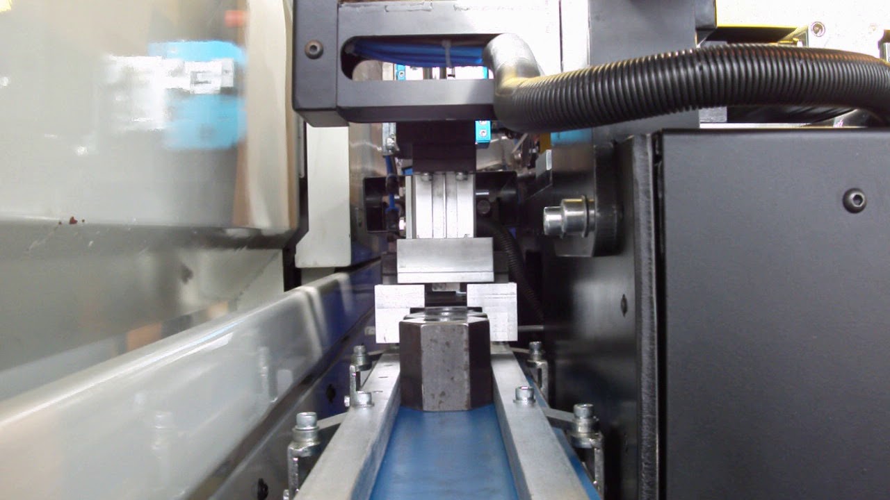 Hexagon Parts CNC Lathe Unloader/loader Automation - YouTube