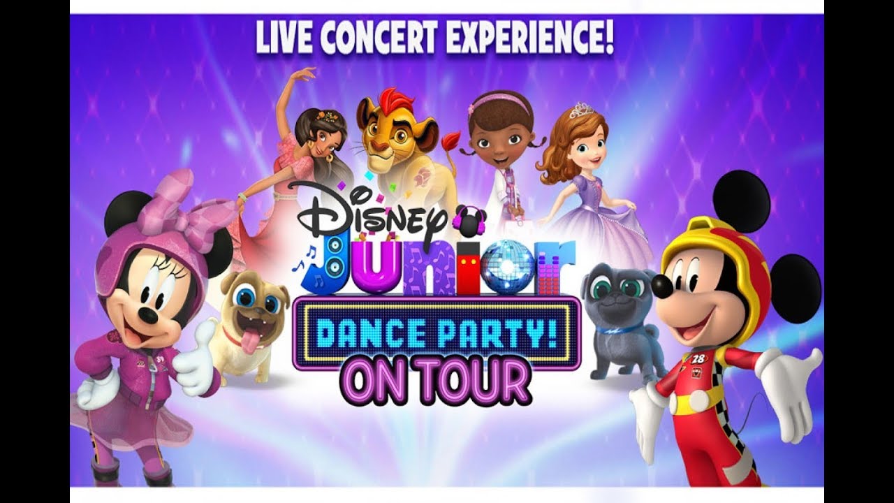NEW DISNEY JUNIOR DANCE PARTY at Disneyland - YouTube