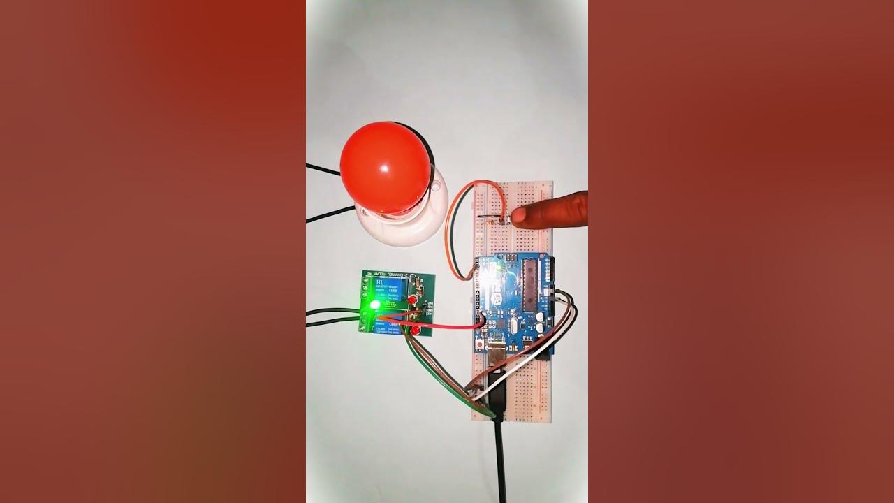 On Off Bulb Control Push Button Using Arduino Arduinoproject Ledlights Electronicproject Diy