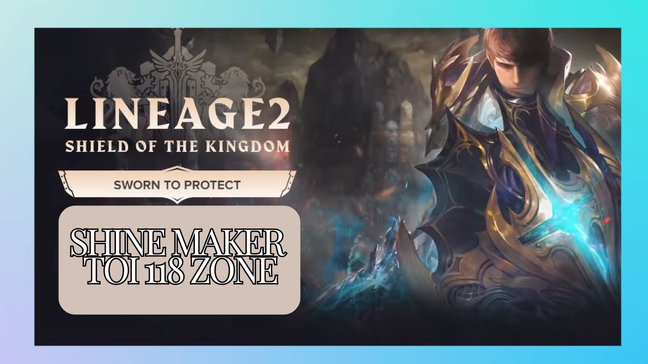 Lineage 2 Official Orfen Server Shield Of the Kingdom 118LvL Shine ...
