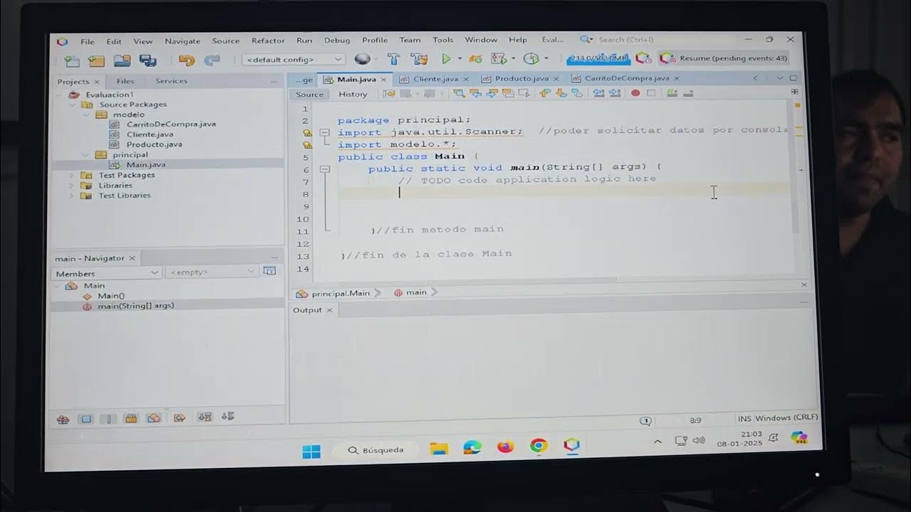 Secuencia Menu Java netbeans - YouTube