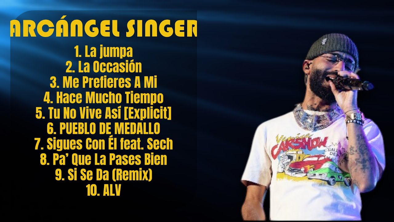 Arcángel Singer-Music hits review for 2024-All-Time Favorite Mix ...