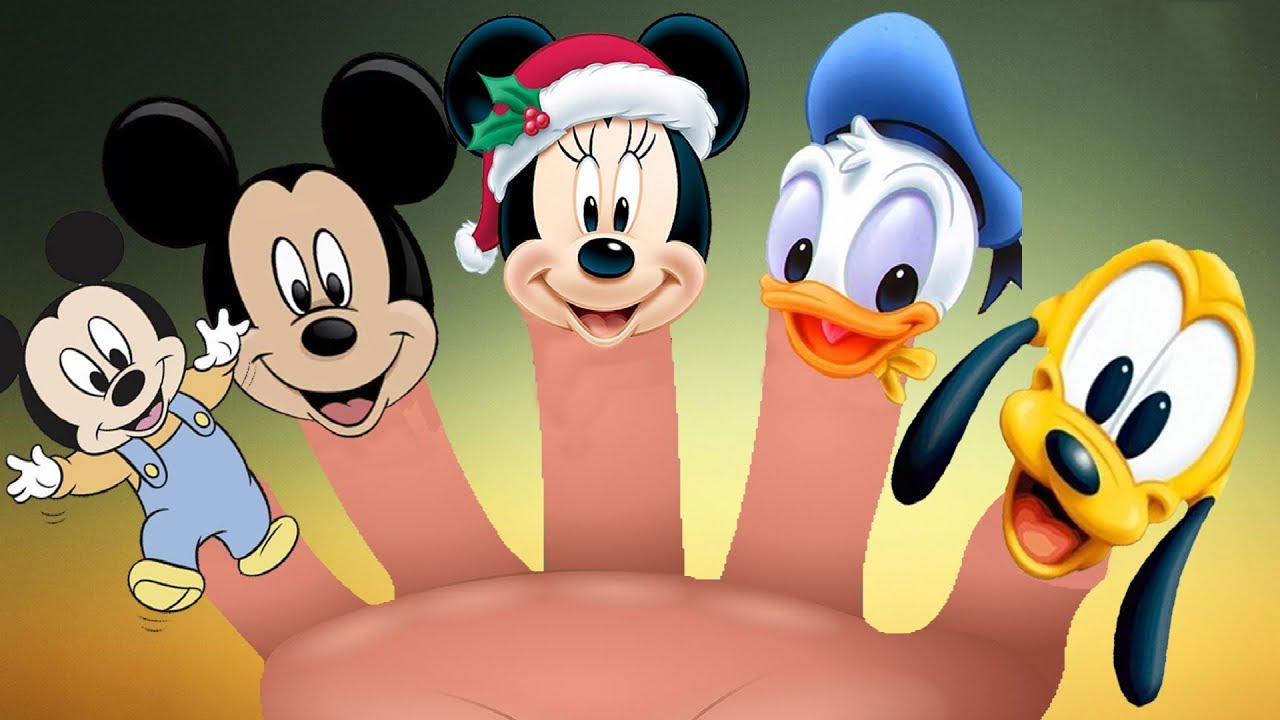 Micky mouse Finger family nursery rhyme | new nursery rhymes for kids ...