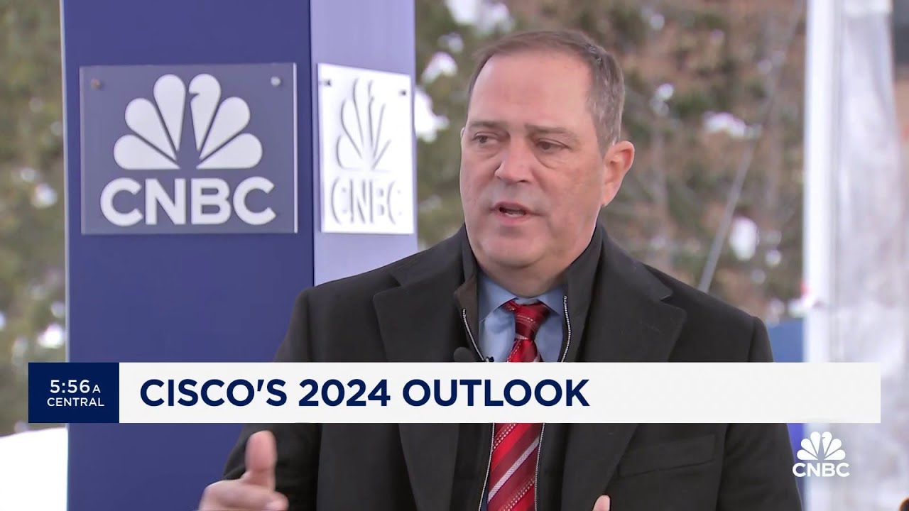 Cisco CEO Chuck Robbins: Everybody believes we're much further along ...