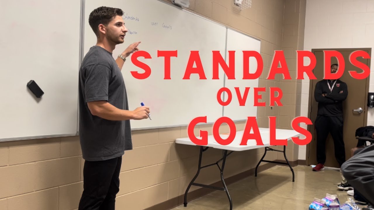 STANDARDS OVER GOALS | High School Football Motivational Speech - YouTube