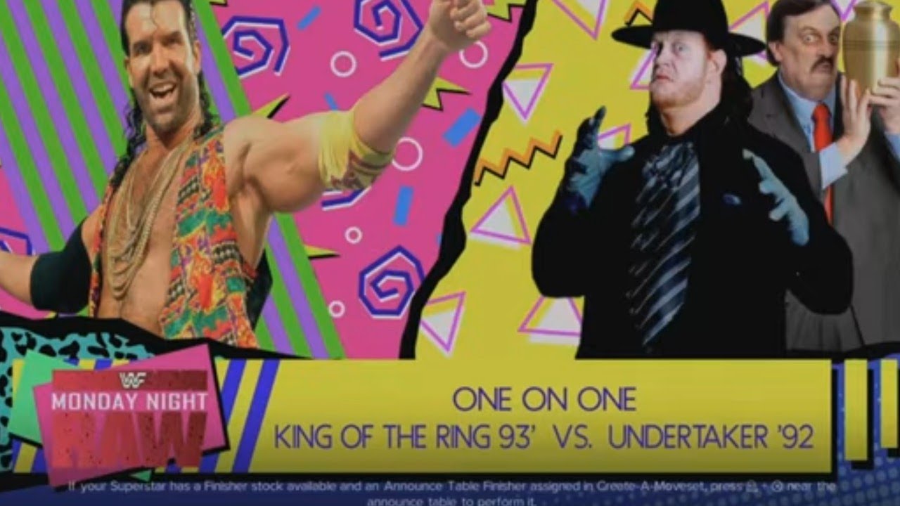 WWE 2K24 Undertaker vs Razor Ramon! - YouTube