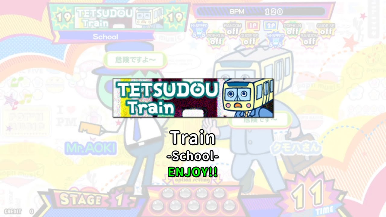 [pop'n music] Train - Battle Mode (N) - YouTube