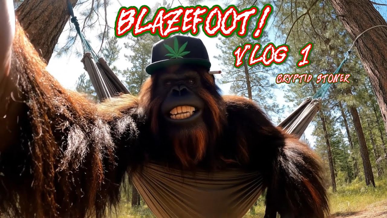 Meet Blazefoot- The Stoner Bigfoot Vlogging from the Woods🌲👣 - YouTube