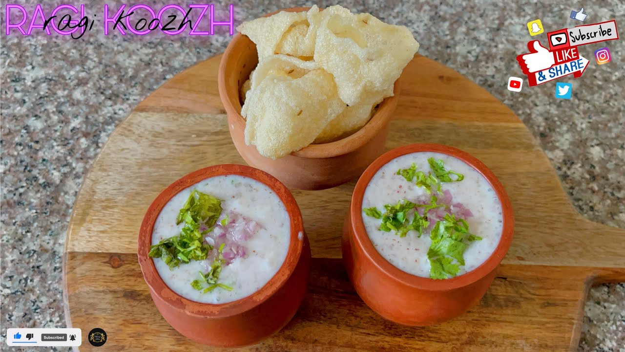 RAGI KOOZH RECIPE | SUMMER RECIPE | KELVARAGU KOOZH | Mommy’s Kitchen ...