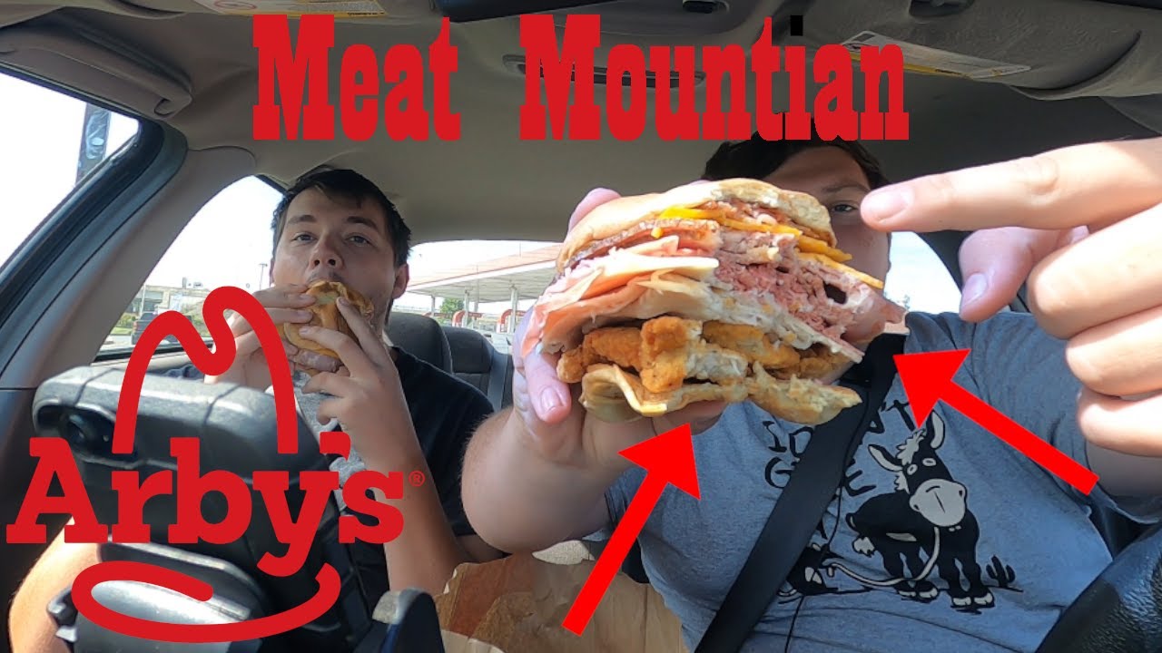 We went to Arby's to see if the meat mountain is real! - YouTube