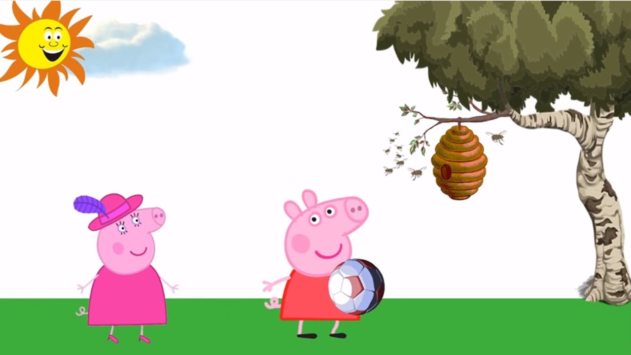 Peppa Pig En Español New Episodes Peppa Pig Playing Football and Cry ...