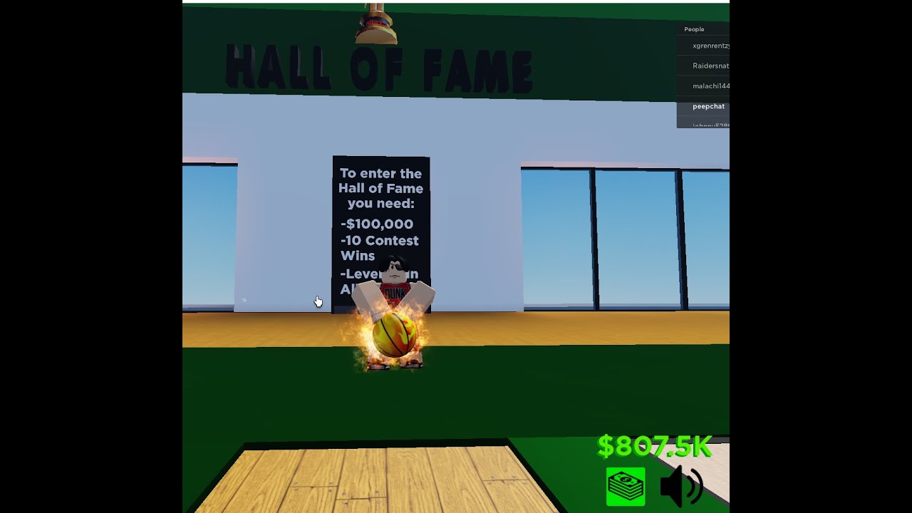 Roblox Dunking sim grinding to hall of fame on a diff account pt.1 ...