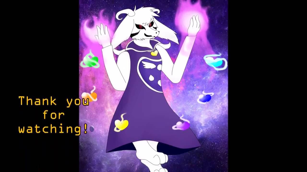 【Undertale】Asriel- The final fight! Speed Draw {PLEASE READ DESCRIPTION ...