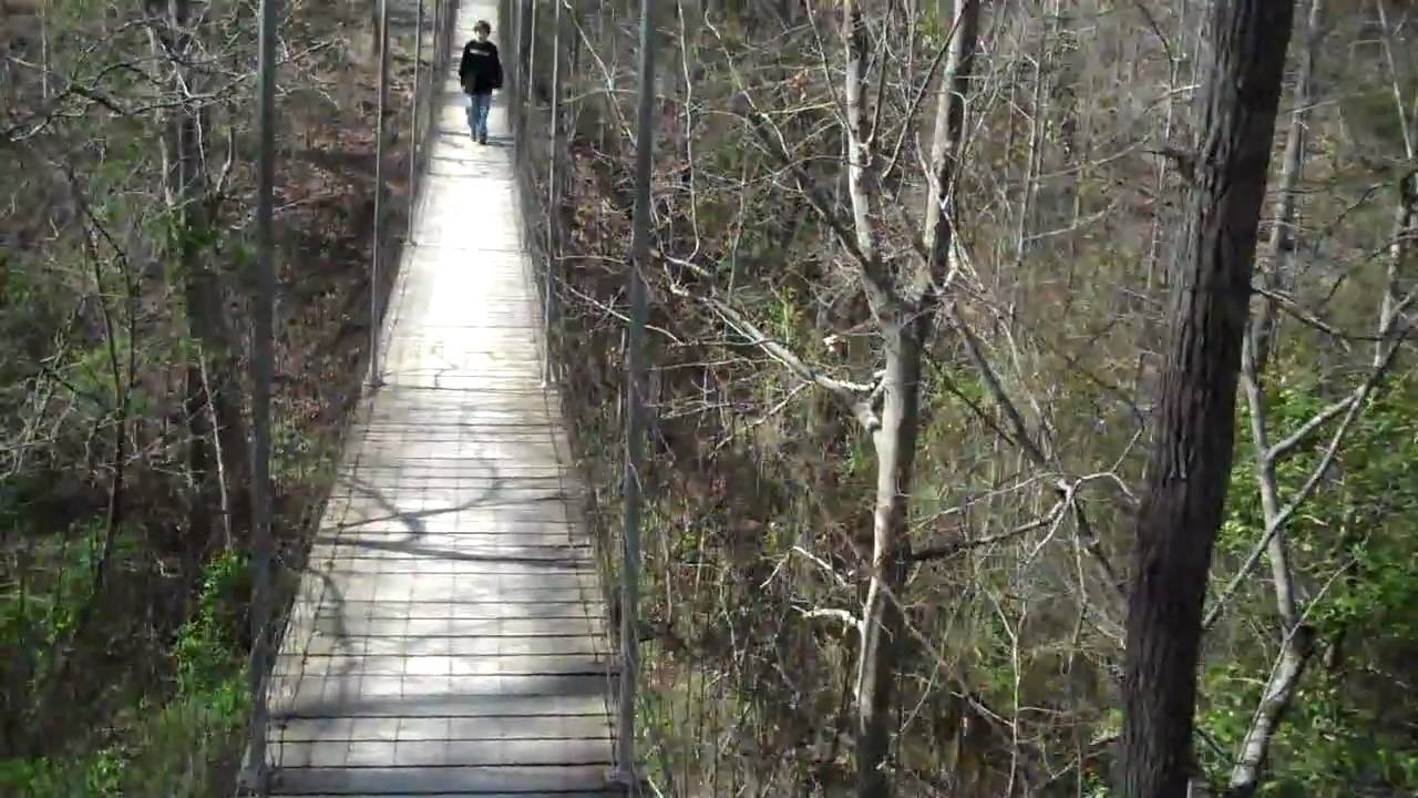 Jambbas Ranch 03.27.2010: Crossing the Swinging Bridge - YouTube