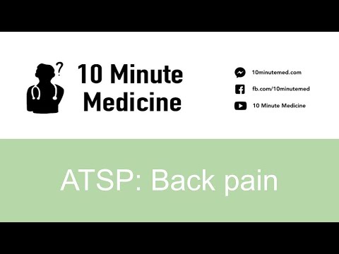 ATSP: Back Pain | 10 Minute Medicine - YouTube