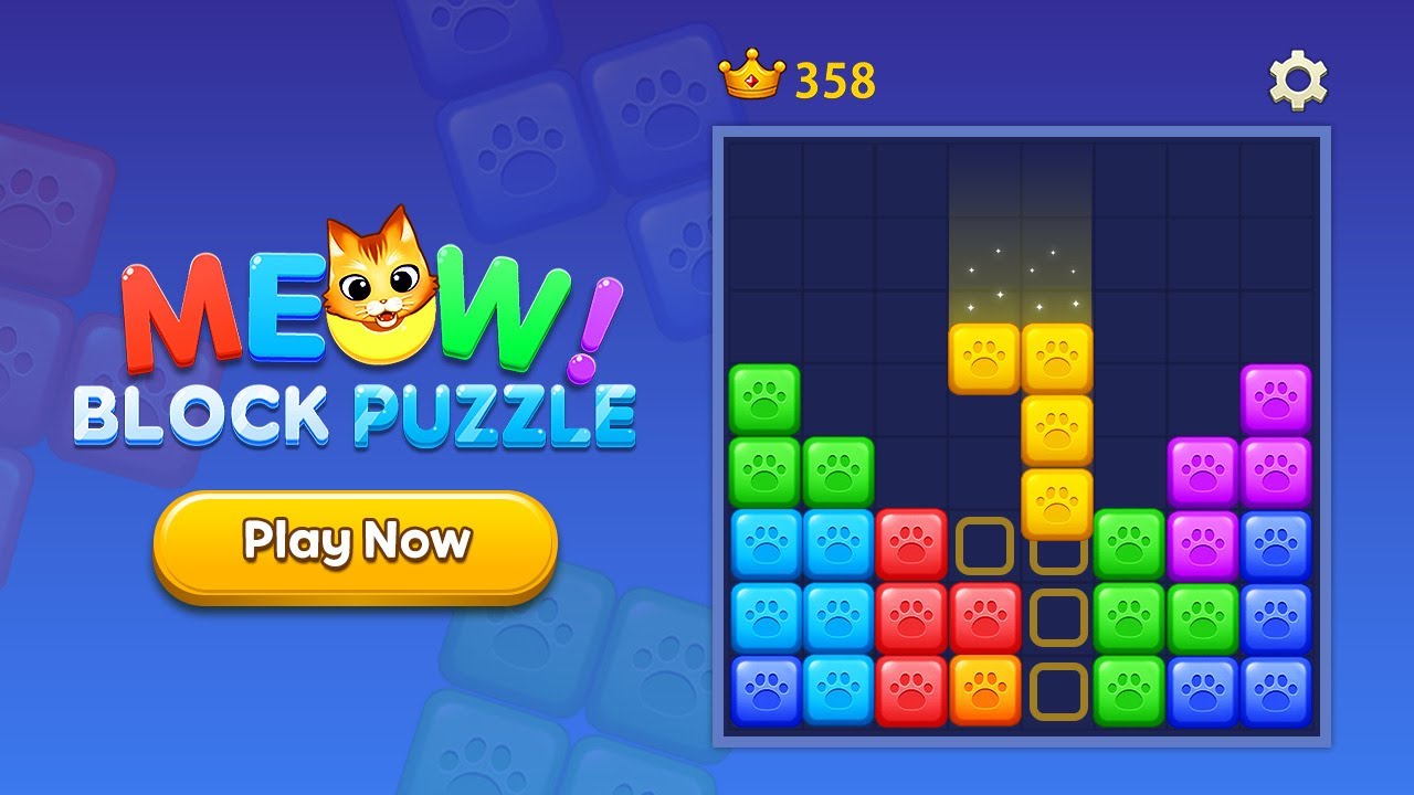 Meow Block Puzzle - YouTube