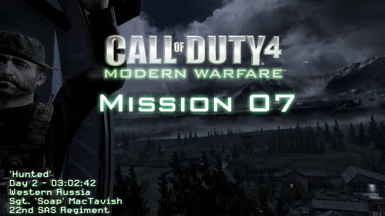 Call of Duty 4: Modern Warfare - Mission 07 - Hunted - YouTube