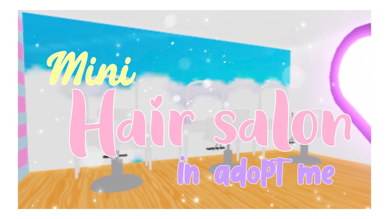 MINI HAIR SALON🎀| adopt me build|blxbxrrybuilds - YouTube