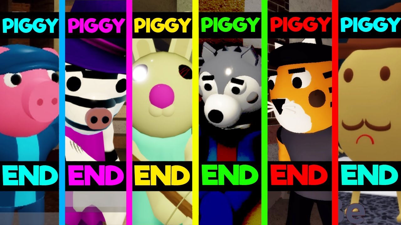 Roblox Piggy Book 2 (All 20 Endings) Piggy Game! - YouTube