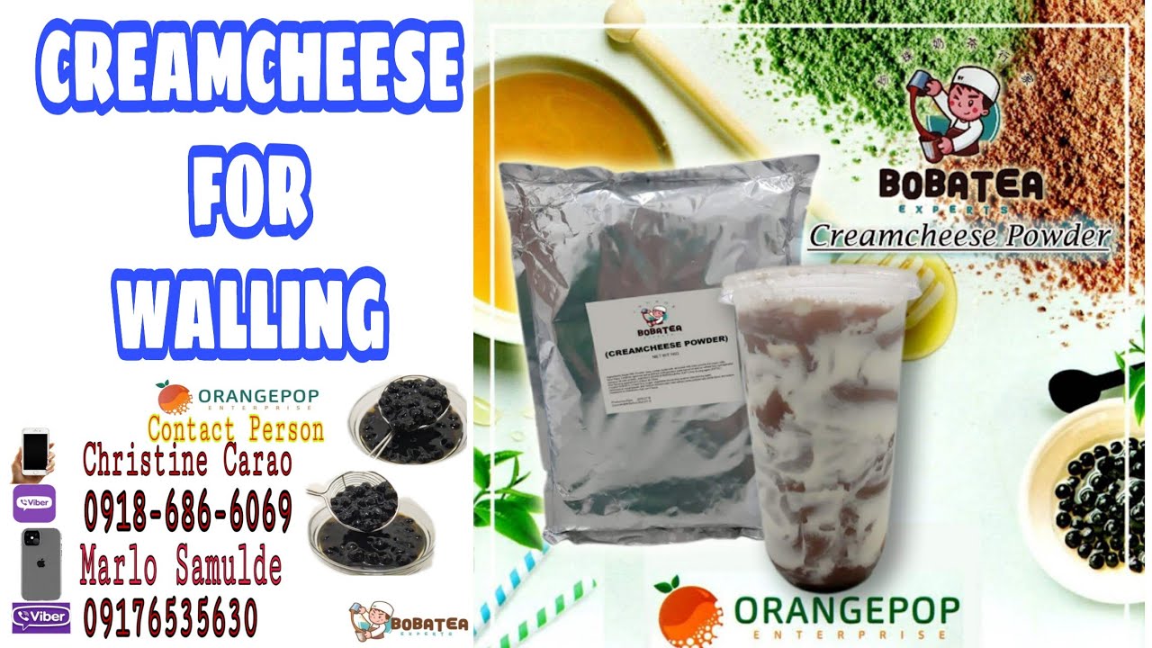 How to make Cream Cheese for Walling | Bobateaexperts | Orangepop ...