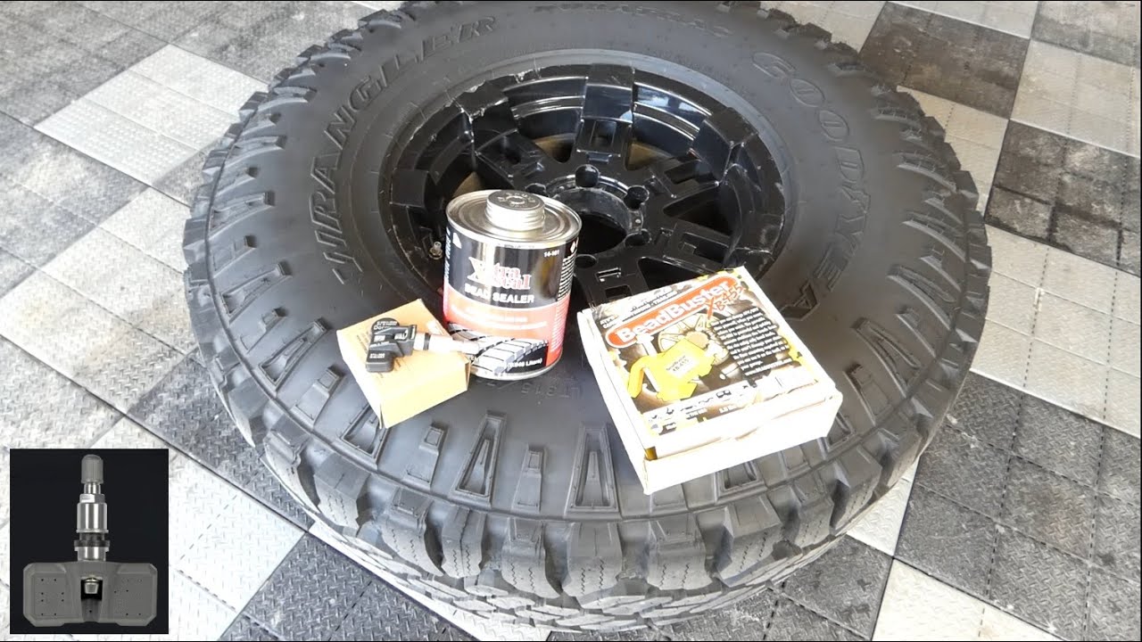 How to Replace TPMS Tire Pressure Monitoring Sensor in Car and SUV with ...