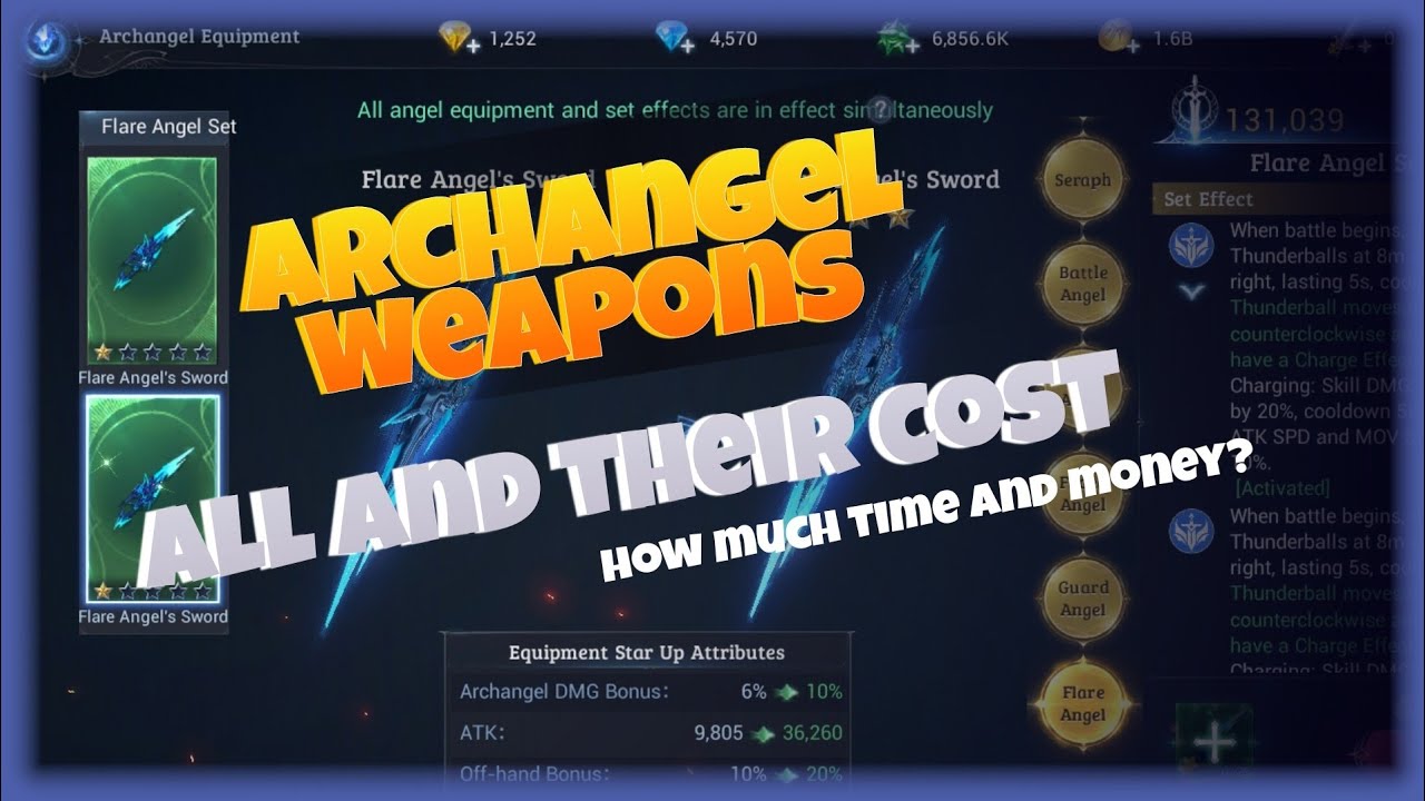 MU Origin 3 Archangel Weapons ⚔️ How much time and money💰 do you need ...