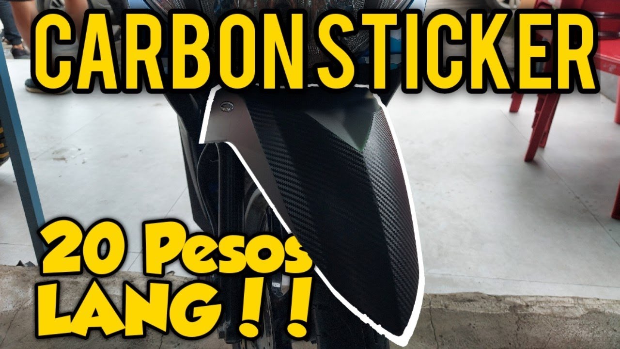 Carbon Sticker 20 PESOS LANG!! Basic Installation Mio i 125 Tanggal ...
