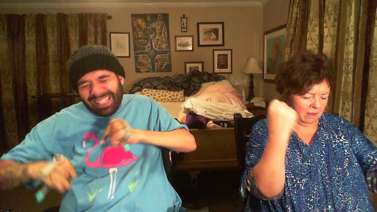 Working Out with Mama Julie #4 - We call this move "Spittin the Dummy ...