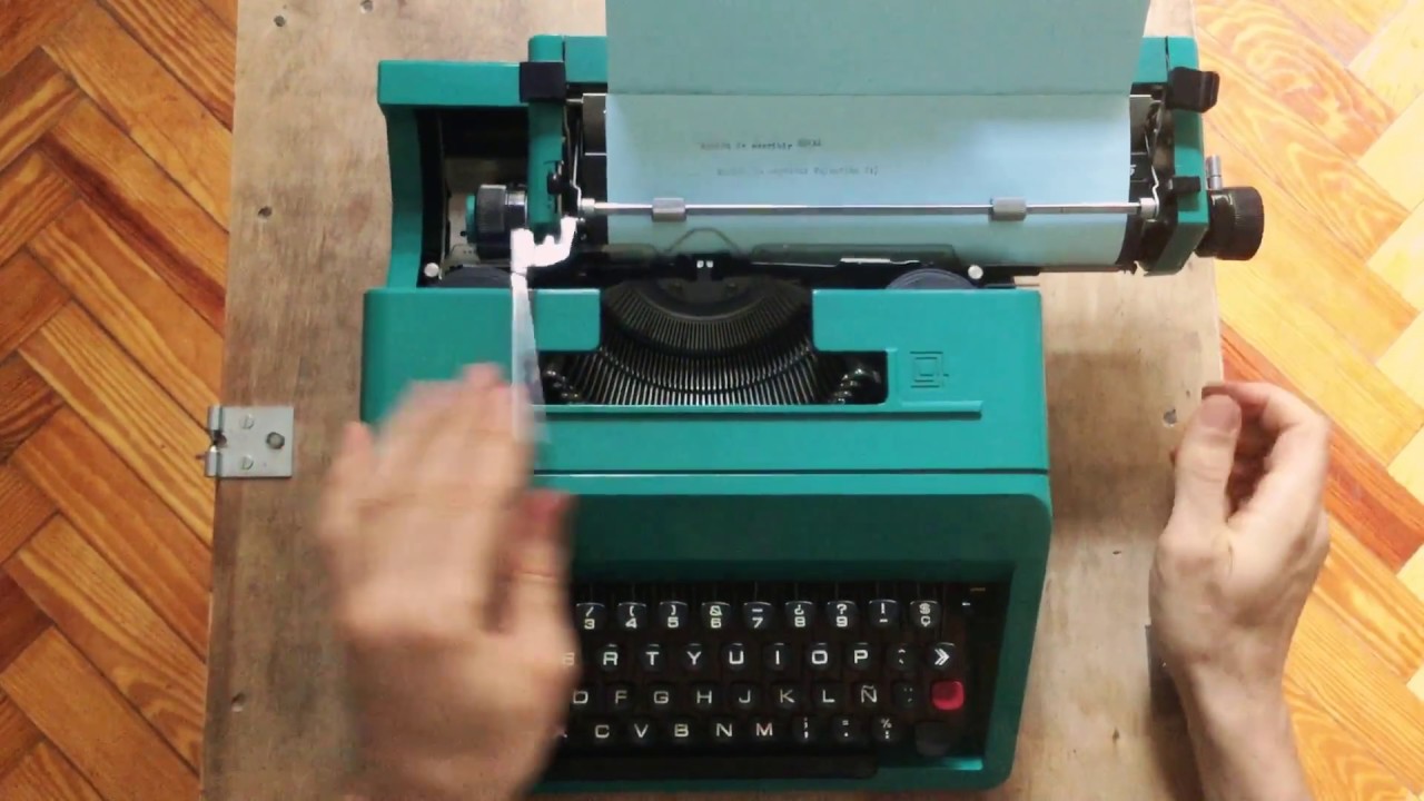 Olivetti Studio 45 - Heavy Paper - YouTube