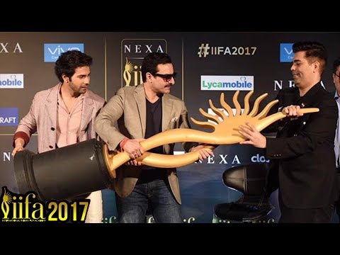 Karan Johar And Saif Ali Khan, BEST OF IIFA 2017