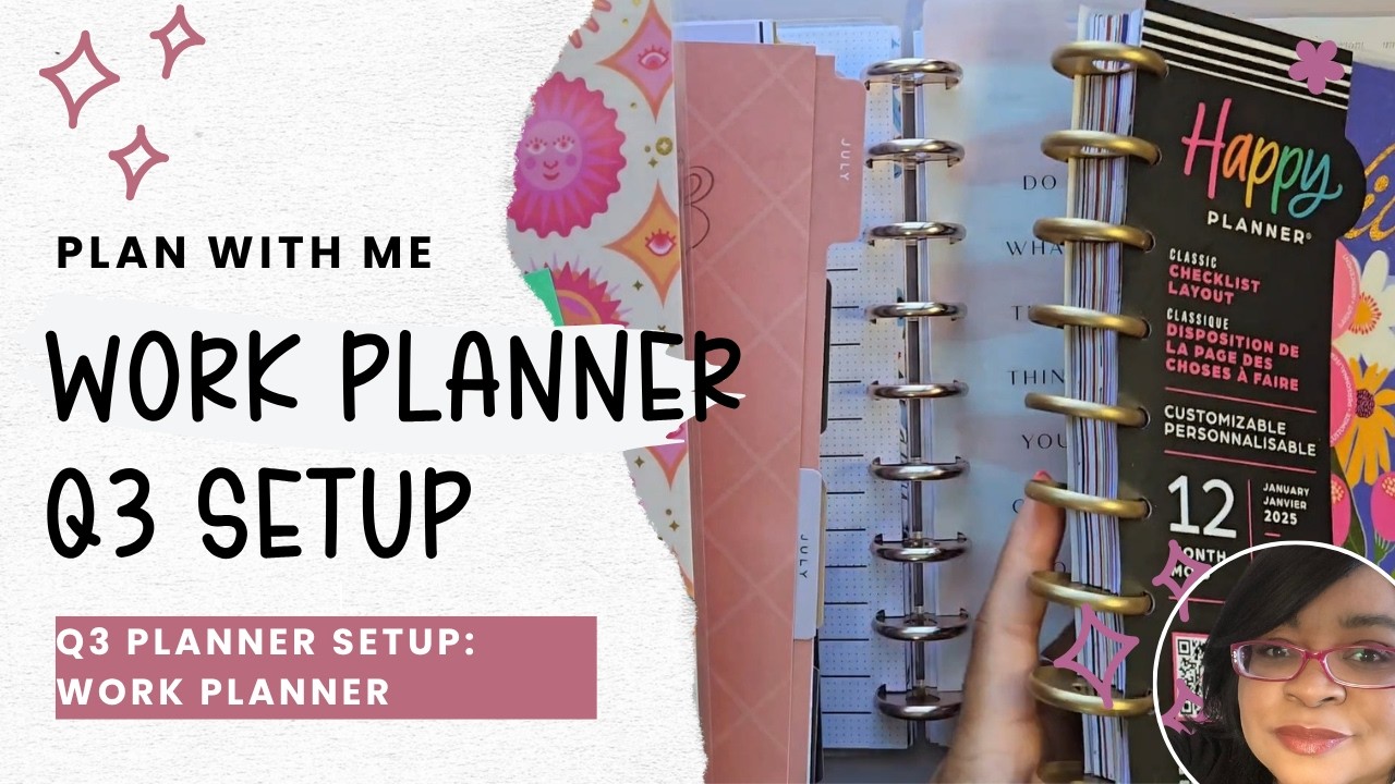 Plan With Me: Q3 Work + Content Planner Setup - YouTube
