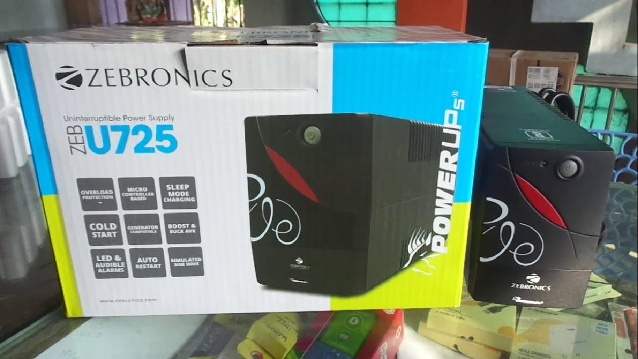 Best UPS ZEBRONICS Zeb-U725 600VA (2023) - YouTube