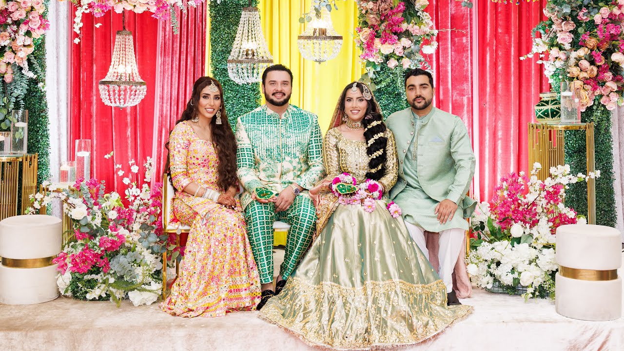 LAIBA’s MEHNDI NIGHT 🌸 The Zaid Family - YouTube