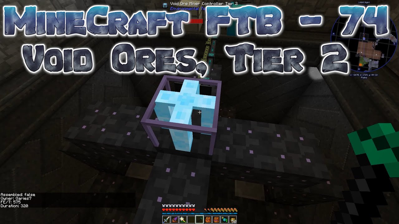 MineCraft FTB - 74 - Void Ore Mining, Tier 2 - YouTube