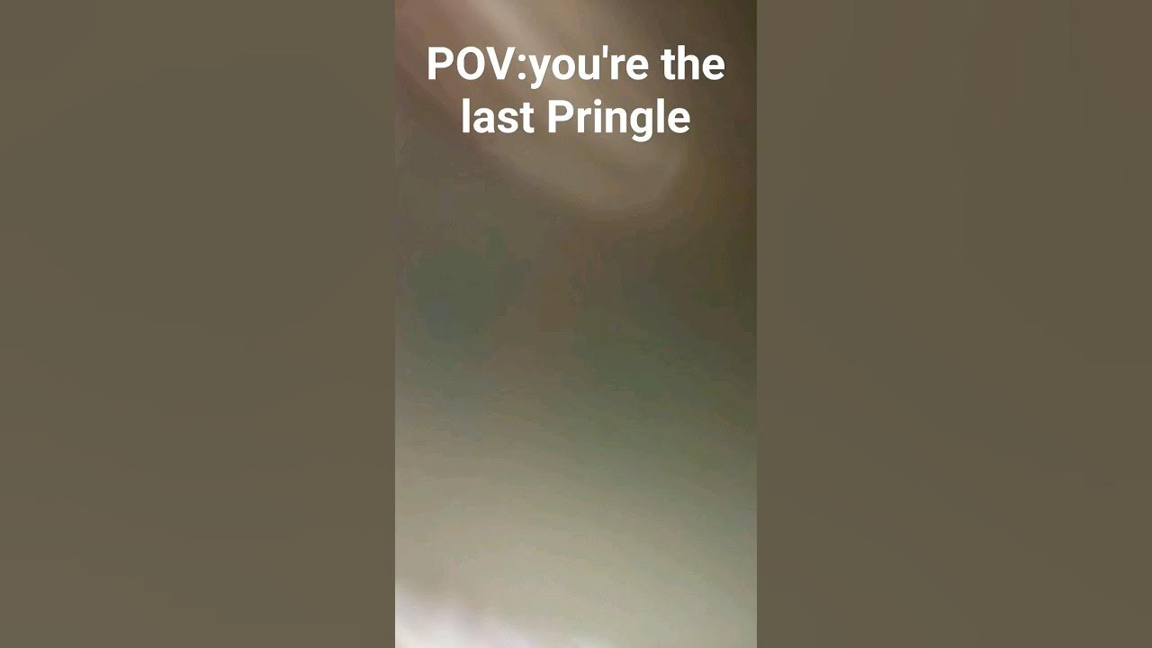 POV you're the last pringle - YouTube