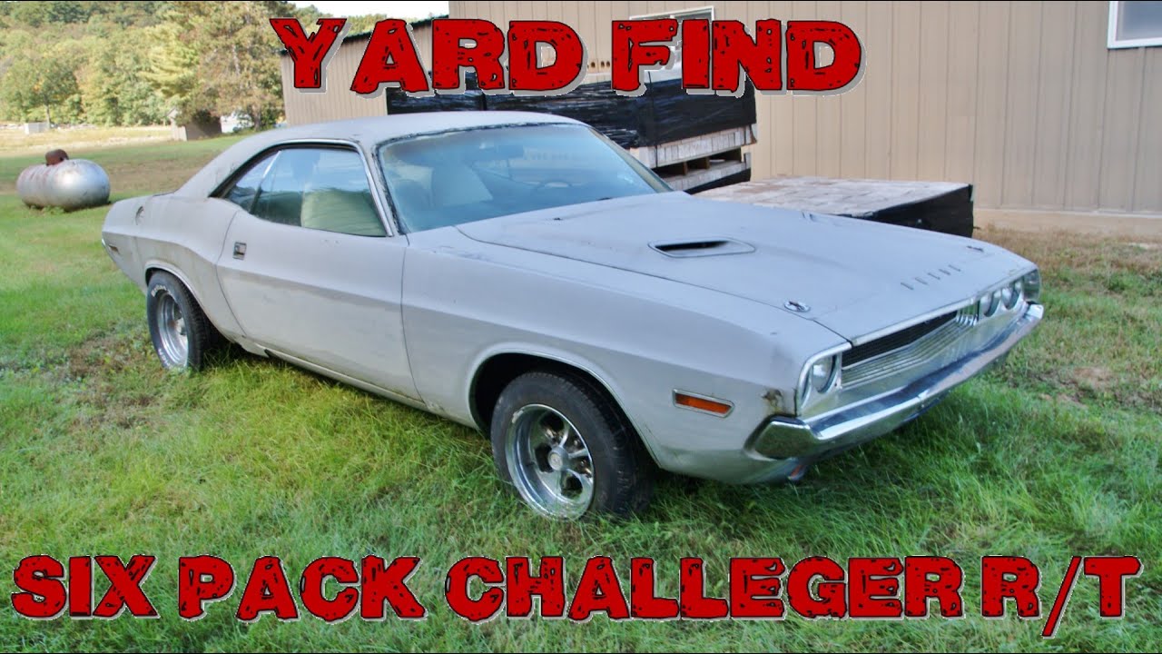 SIX PACK 1970 Dodge Challenger R/T sitting in the weeds - YouTube