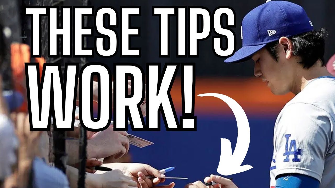 HOW TO GET AUTOGRAPHS AT SPRING TRAINING: 28 AWESOME TIPS! 🤯 - YouTube