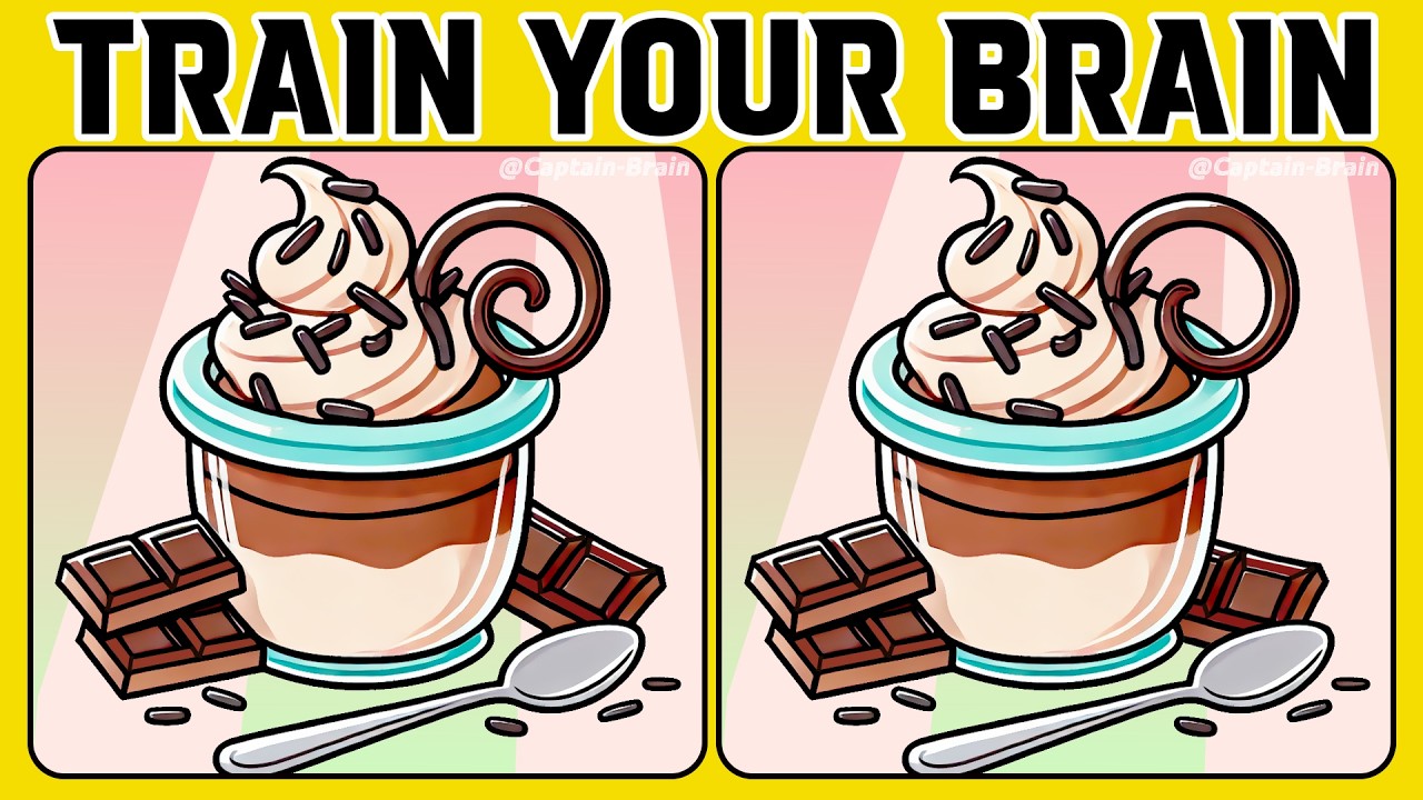 🧠🧩Train Your Brain: Spot 3 Differences Challenge! 《Normal》 - YouTube