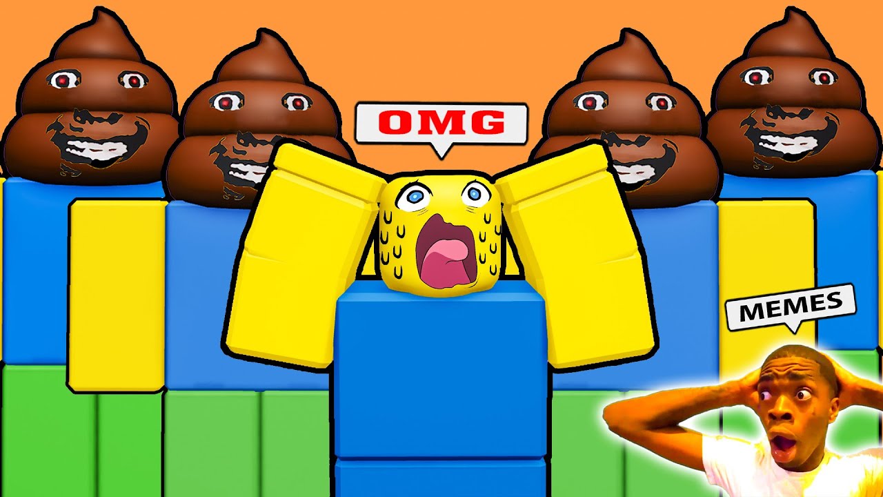 ROBLOX Need More Poop Funny Moments | POU’S Revenge Poop Ending | Bacon ...