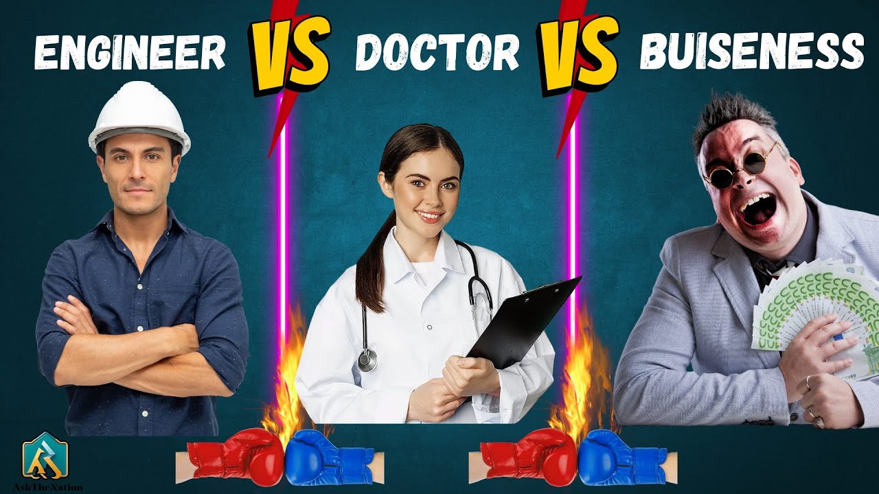 Engineer vs Doctor vs Businessman | Comparison Facts Video - YouTube