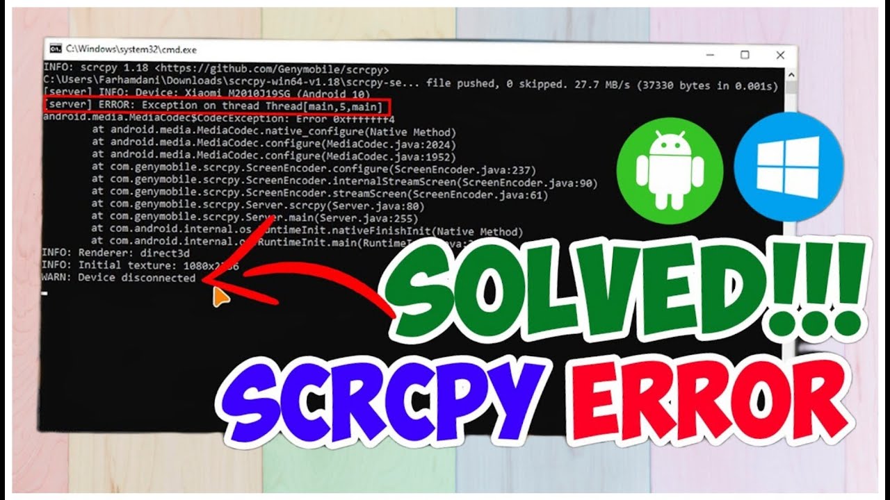 Cara Mengatasi Scrcpy Error Terbaru 2024 100 Berhasil How To Fix