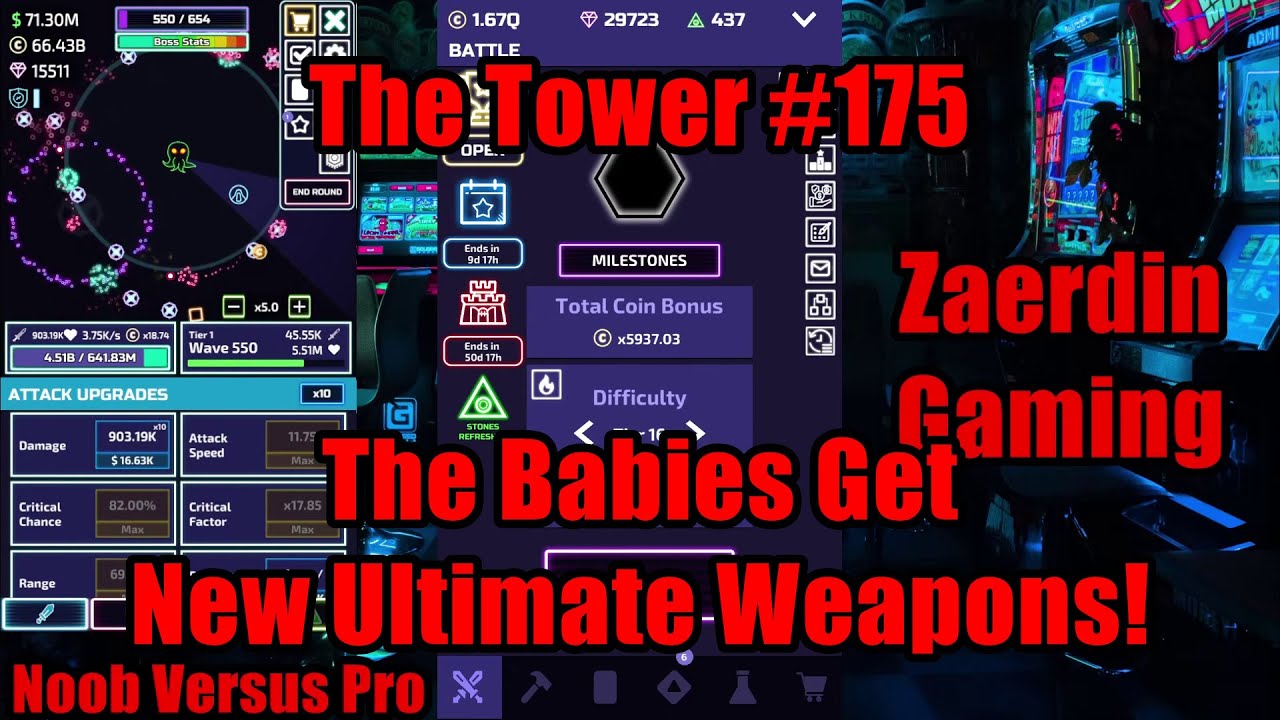 The Tower #175 - The Babies Get New Ultimate Weapons! #TheTowerGame ...
