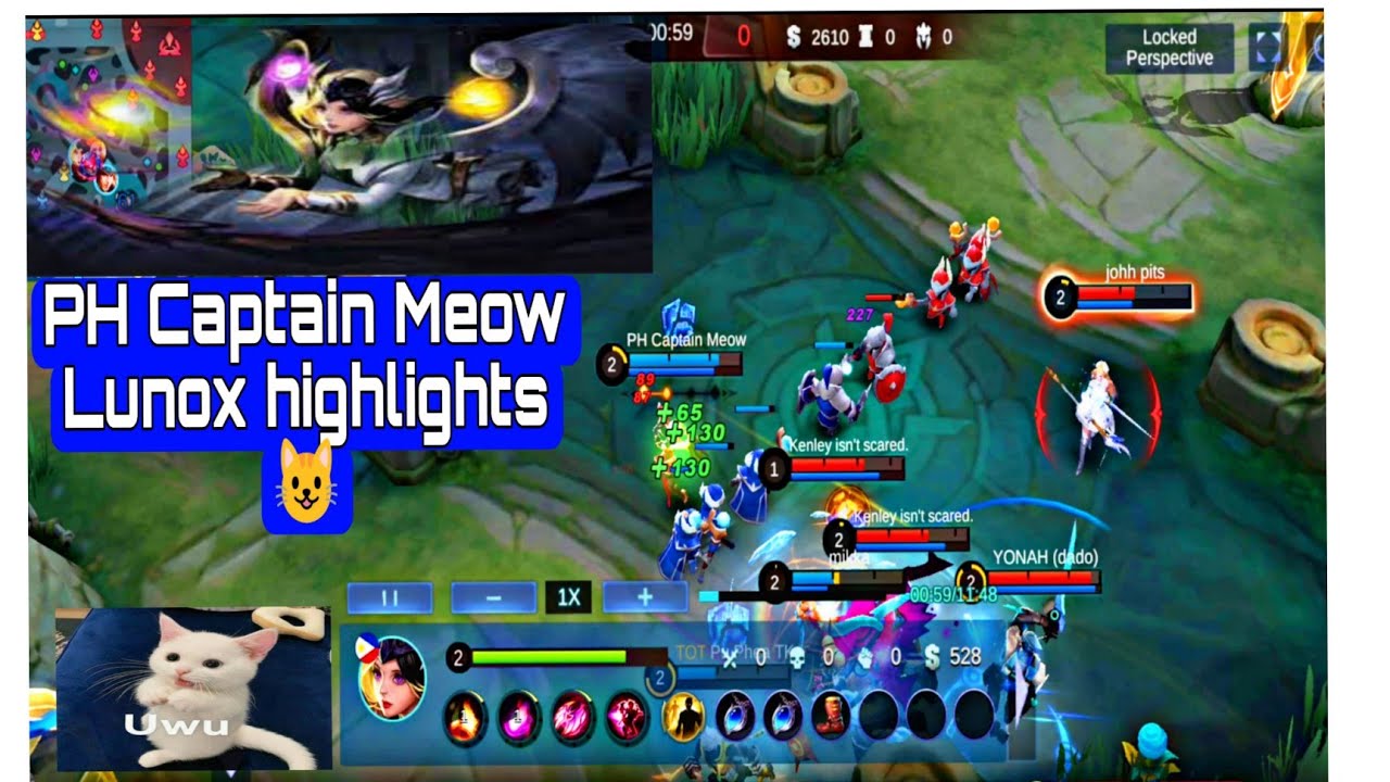 MBLL PH Captain Meow Lunox highlights 😺 - YouTube