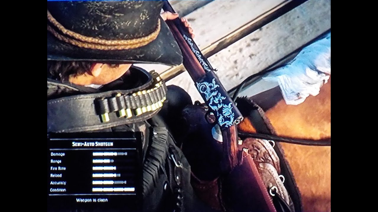 Red Dead Redemption 2 How To Get A Free And Perfect Semi - Auto Shotgun ...