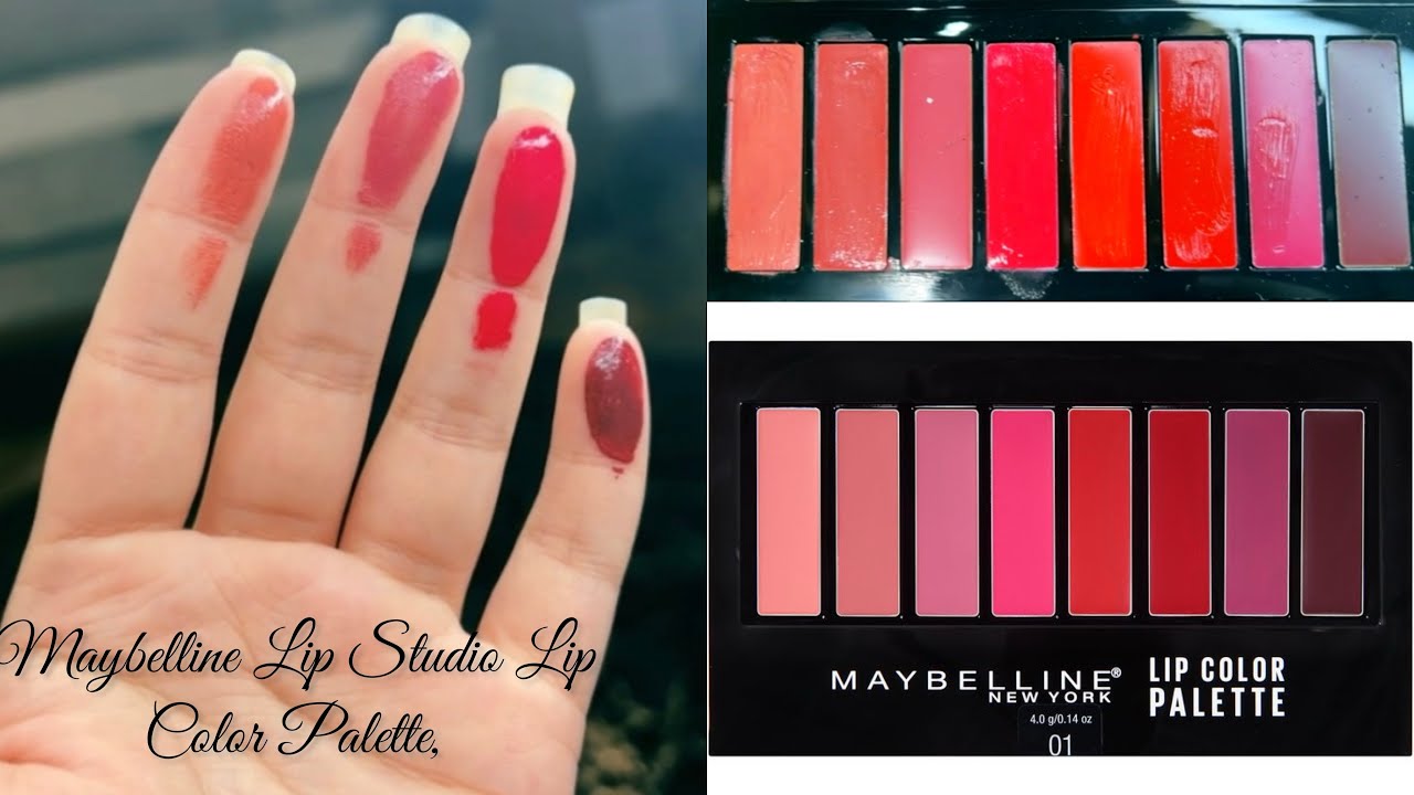Maybelline - Lip Color Palette 01 - Maybelline Lip Gloss Palette Review ...